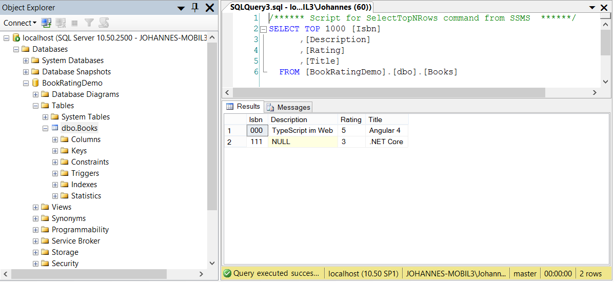 Dreamteam: ASP.NET Core und Angular