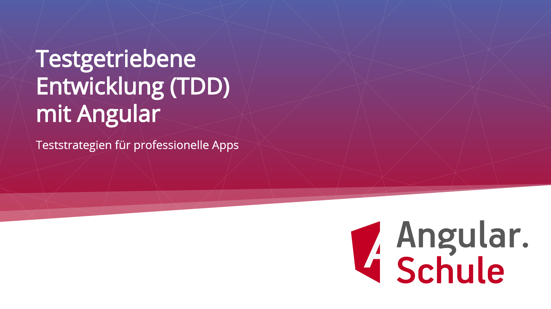 TDD mit Angular